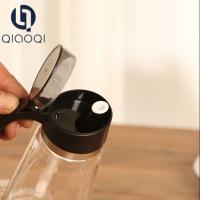 China wholesale custom Hand blown high borosilicate kitchen cooking glass oil vinegar bottle for sale