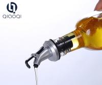 China Glass oil dispenser with stainless stopper at bottom price for sale