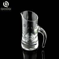 China 64ml handmade glass Decanter with handle China Gold Manufacturer for sale