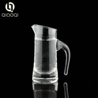 China 64ml handmade glass Decanter with handle China Gold Manufacturer for sale