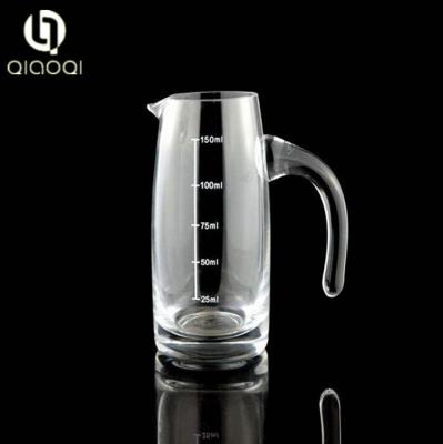 China 160ml trasparent glass Decanter without handle for sale
