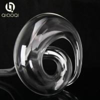 China OEM Top Sell mouth blown clear glass decanter snake shape for sale