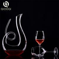China Desktop Decoration for Table Decoration hand crafted glass decanter for sale