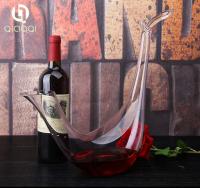 China Hand Blown Squirrel shaped Crystal Glass Wine Decanter with Art Design for sale