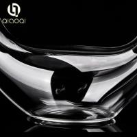 China Hot sale moon shaped crystal wine decanter for party for sale