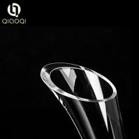 China Hot sale moon shaped crystal wine decanter for party for sale