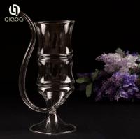 China Creative bamboo wine glass cup supplier with FDA LFGB certificates for sale