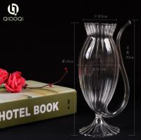 China 300ml Crystal glass straw cup for sale