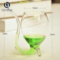 China 300ml Crystal transparent glass glass vampires shape wine cup for sale