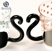 China Personalized 2018 New Arrival color changing single wall glass mug cat shape for sale