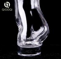 China Creative body cup Personality transparent glass beer mug for sale