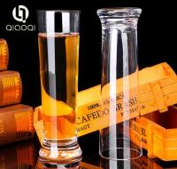 China 390 ml cheap bulk glass beer mug funky beer glasses handle cup wholesale for sale