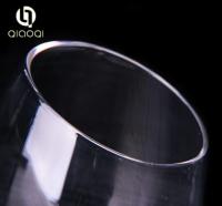 China Bevel connection transparent glass juice cup Multi functional glass cup for sale
