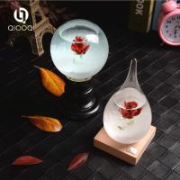 China water drop clear glass barometer bottle Storm glass for sale