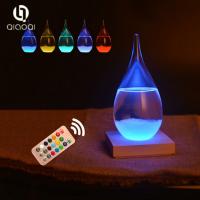 China water drop clear glass barometer bottle Storm glass for sale