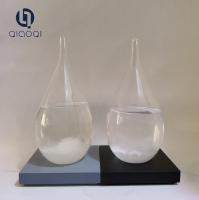 China water drop clear glass barometer bottle Storm glass for sale