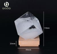 China Rich experience ship to FBA warehouse Water Cube shape Storm glass bottle for sale