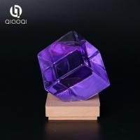China Rich experience ship to FBA warehouse Water Cube shape Storm glass bottle for sale