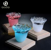 China Crystal Rose shape Storm glass bottle Weather forecast bottle for sale