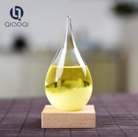 China Tear shape Storm glass bottle manufacturer for sale