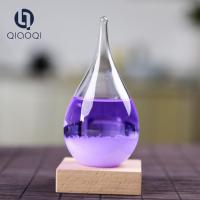 China Tear shape Storm glass bottle manufacturer for sale