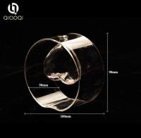 China Creative transparent love glass oil lamp special wedding gift for sale