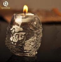 China European owl shape transparent candlestick manufacturer for sale
