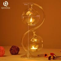 China European style romantic glass candle holder manufacturer for sale