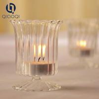China Environmental Cute Promotion hanging votive glass candle holder for sale