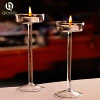 China The Most Popular Top Sell silver crackle glass candle holder for sale