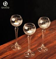 China European style flower shape tall candlesticks factory for sale