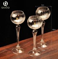 China European style flower shape tall candlesticks factory for sale