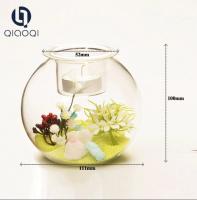 China Competitive price 2018 New Arrival glass candle holder for candle making for sale