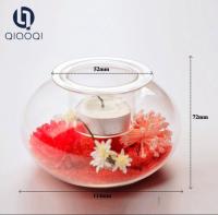 China Competitive price 2018 New Arrival glass candle holder for candle making for sale