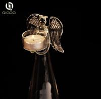 China Practical Good Quality angle shape glass candle holder handmade for sale