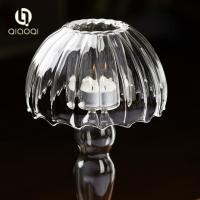 China Beautiful candle holder glass manufacturer for sale
