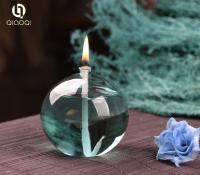 China Fashionable Design for Table Decoration handmade glass candle holder wholesale for sale