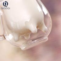 China Customized 250ml Handmade Double wall milk glass cup with handle wholesale for sale