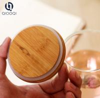 China Promotional Heat Resistant Double Wall Egg Shape Borosilicate Glass Cup with Lid for sale