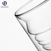 China New Style Economic 200ml double wall glass cup factory for sale