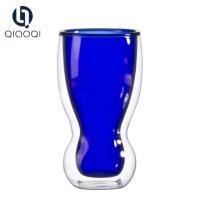 China Factory direct wholesale double wall glass cup 180ml for sale