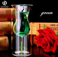 China Double Layer Crystal Glass Champagne Cup Goblet Cup with Diamond Custom LOGO for sale