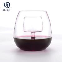 China Creative glass decanter double wall glass cup manufacturer for sale