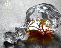 China Professional manufacturer Lead Free Clear Glass brand glass decanter set for sale