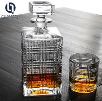 China Restaurant Wholesale Cheap crystal glass whisky decanter set for sale
