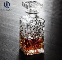 China Fast Delivery Cost Price clear glass decanter whiskey set for sale