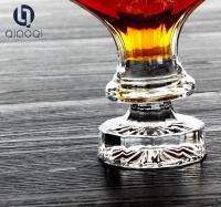 China Hot Sell Cheap Price round star glass decanter set 1200ml for sale