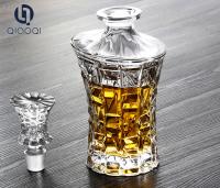 China Transparent wholesale whiskey decanter set 750ml for sale