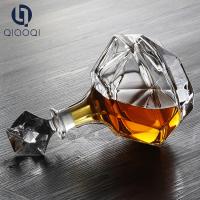China Wedding Unbreakable personalized glass decanter set for sale