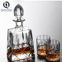 China Hot Sell Crystal wine Decanter Whiskey Glass Decanter Set for sale